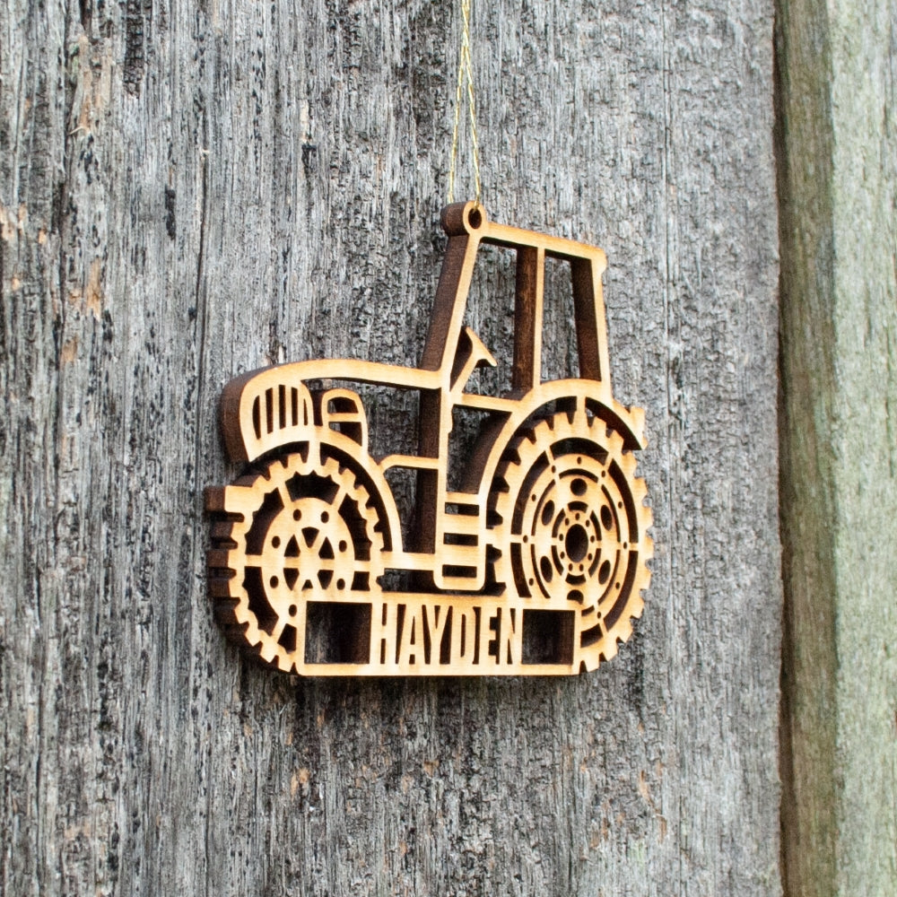 Farm Tractor Christmas Ornament – South Kent Studio
