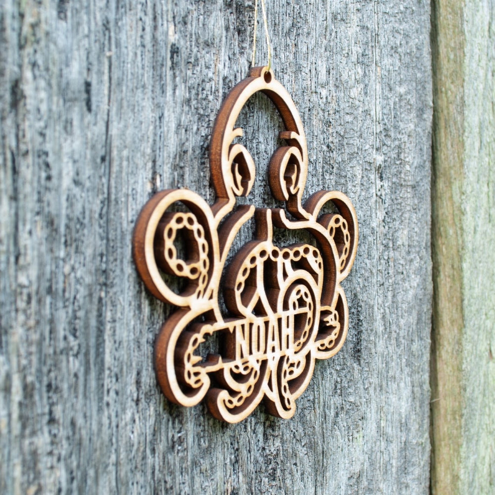 Kraken Personalized Christmas Ornament – South Kent Studio